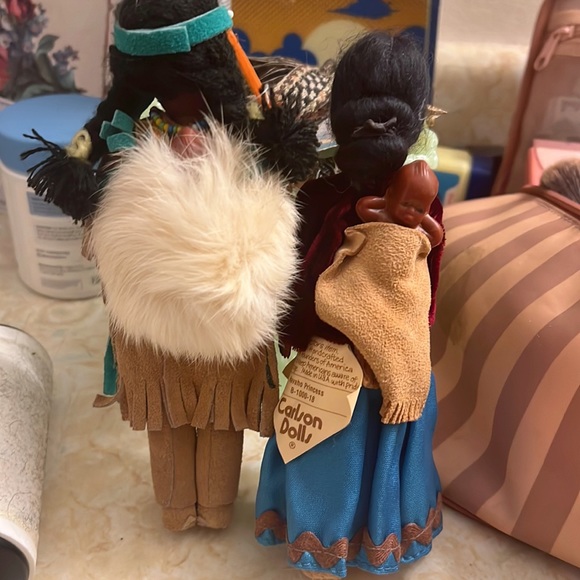 carlson dolls | Toys | Rare Vintage Carlson Native American Dolls ...
